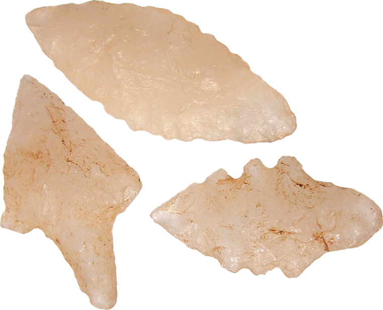 BEST OF: Crystal arrowheads, rock crystal from the Neolithic Stone Age ...