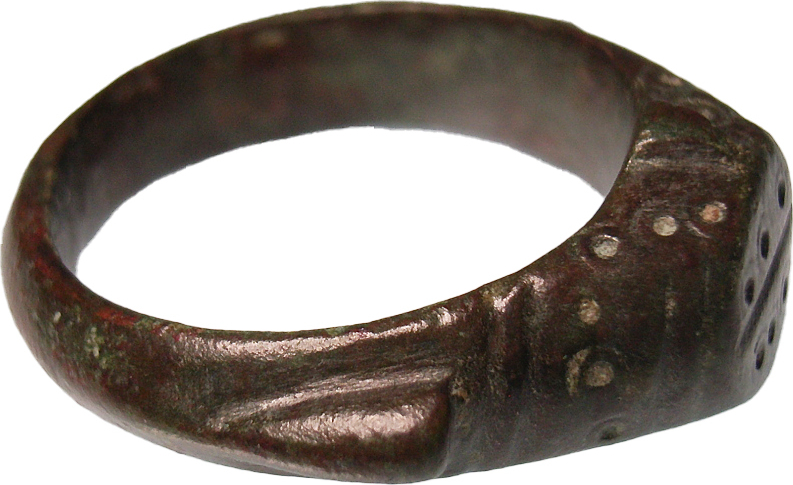 Roman finger ring with eye decoration Roman collection men's ring made ...