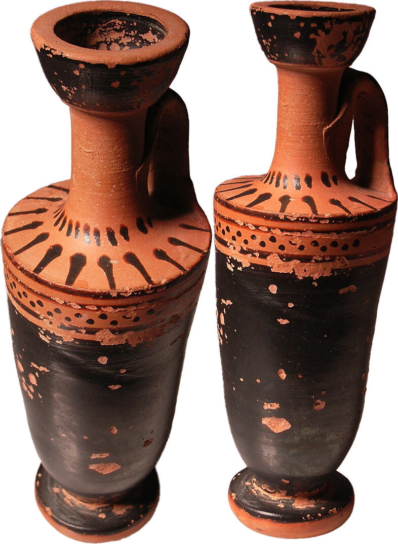 Greek Lekythos with decoration, Attic. Ancient ceramics from Greater ...