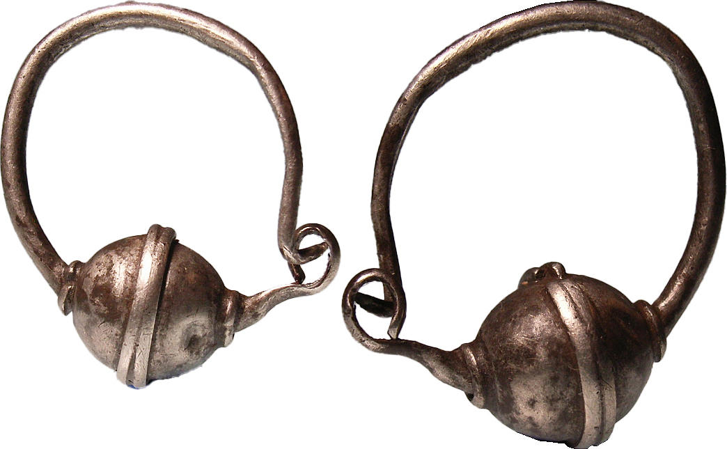 Roman earring with ball element, ancient Roman jewelry magnificent specimen | MA-Shops