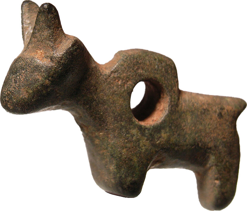 Bronze Age bull jewelry pendant made of bronze, Ancient Bronze Age ...