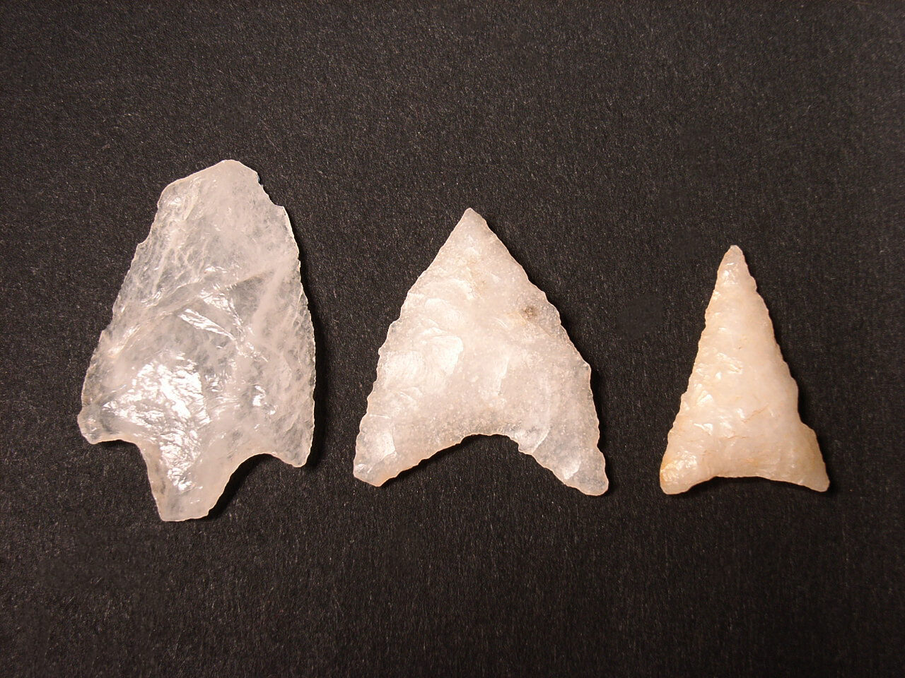 Stone Age tools made of rock crystal and Libyan desert glass Neolithic ...