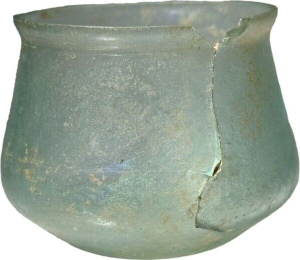 Roman glass cup, drinking cup from French estate Antique glass ...