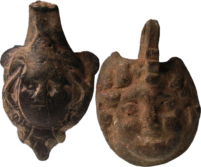 Roman face pendant Medusa head appliqué Roman collection 1st-3rd ...