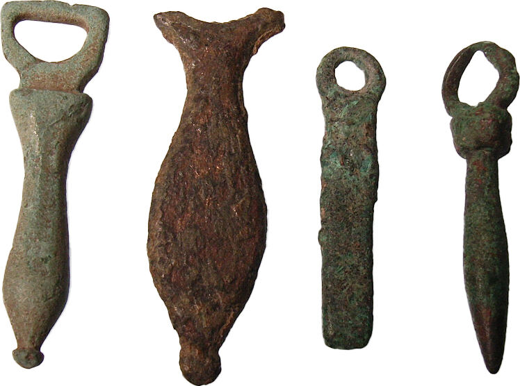Roman fertility phallus pendant group in very nice quality antique ...