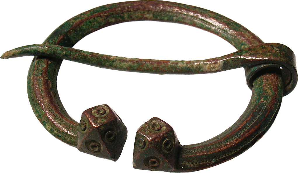 Viking-Omega-brooch with rich decoration, Norman culture, northern ...