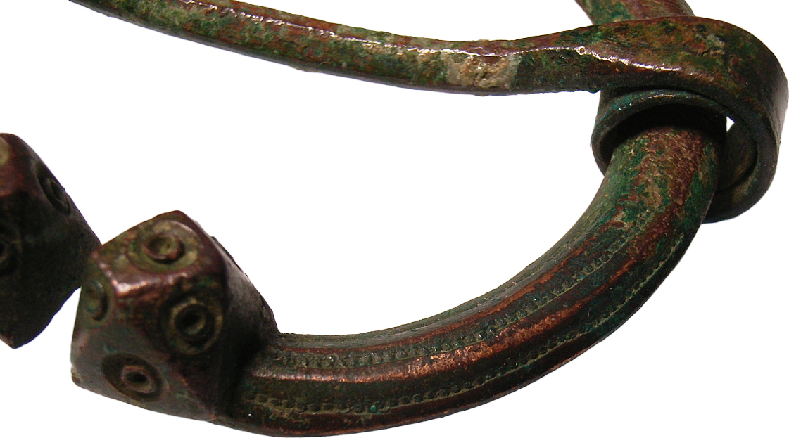 Viking-Omega-brooch with rich decoration, Norman culture, northern ...