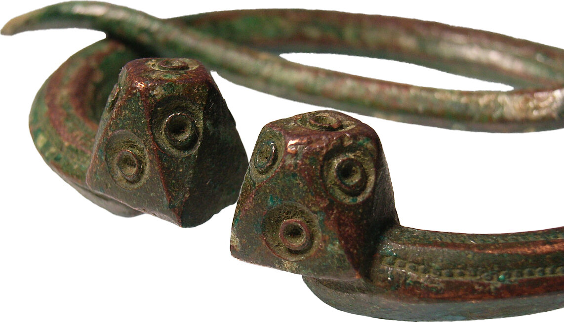 Viking-Omega-brooch with rich decoration, Norman culture, northern ...