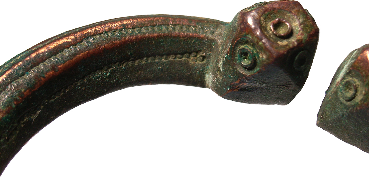 Viking-Omega-brooch with rich decoration, Norman culture, northern ...