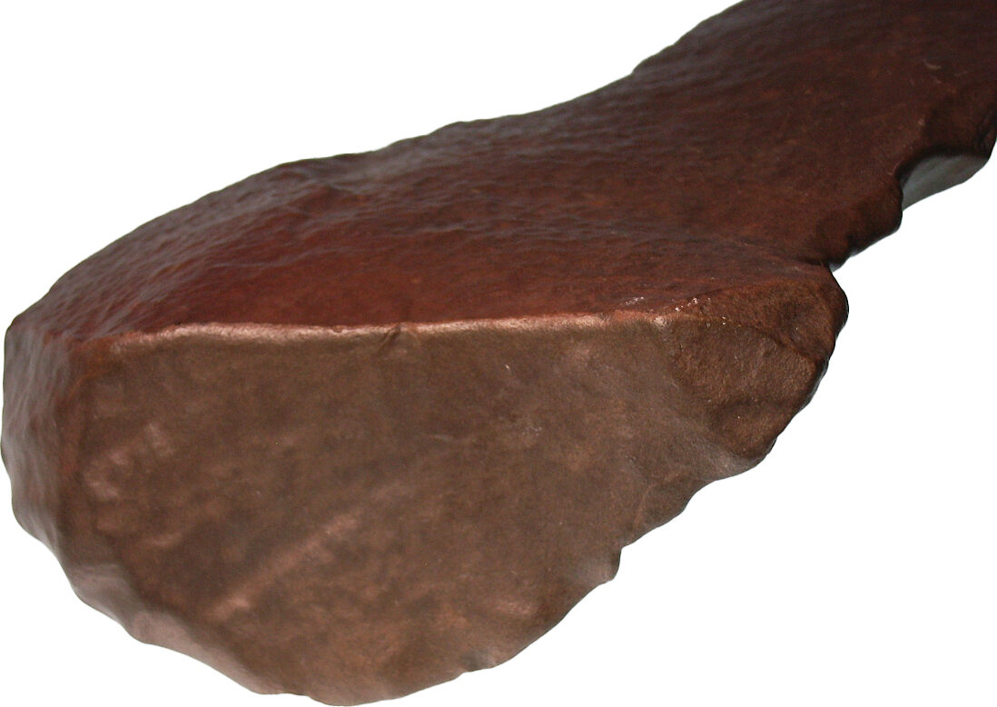 Paleolithic hand ax from the Paleolithic early history collection ...