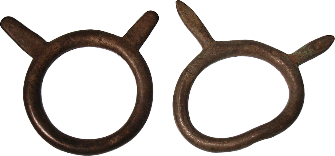 Bronze Age ring money in a special shape, large version from the Bronze ...