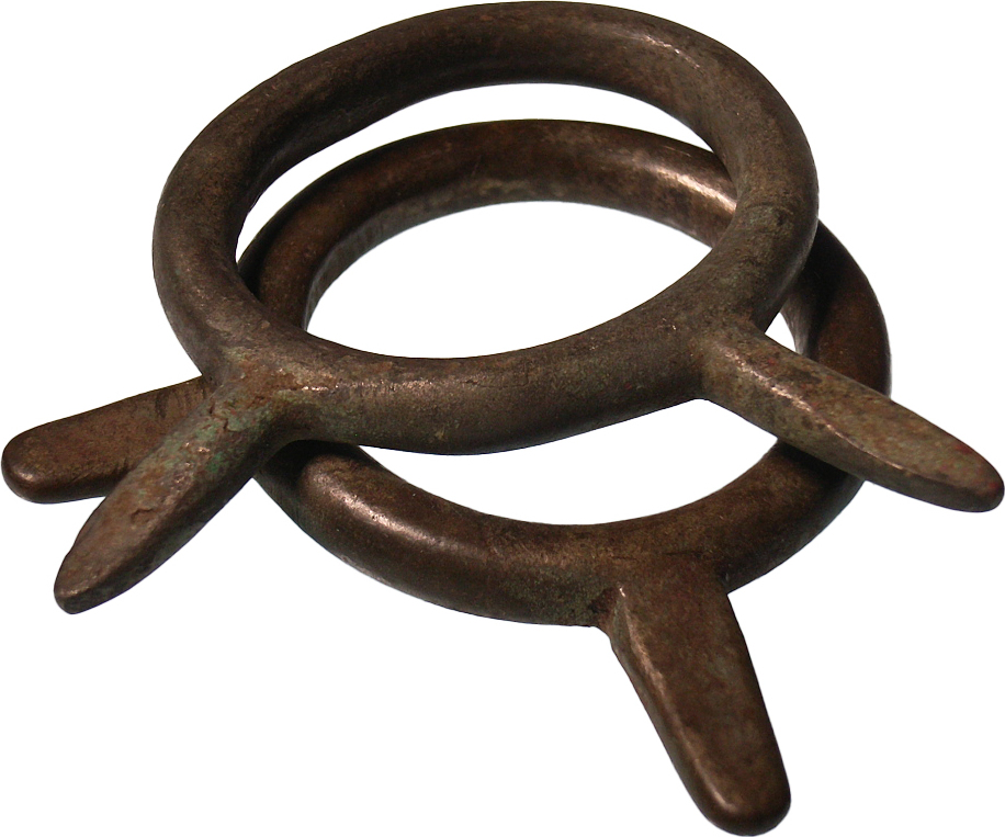 Bronze Age ring money in a special shape, large version from the Bronze ...