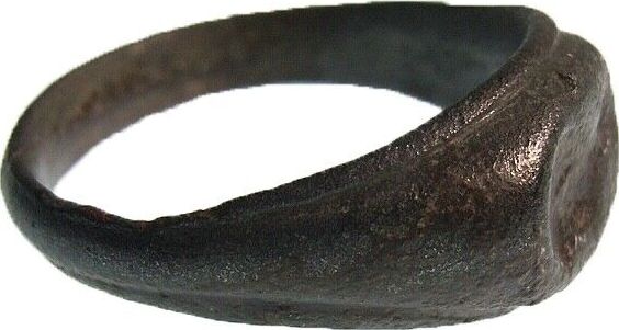 Emperor's head illustration: Rare Roman seal finger ring, ANCIENT ...