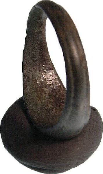 Emperor's head illustration: Rare Roman seal finger ring, ANCIENT ...