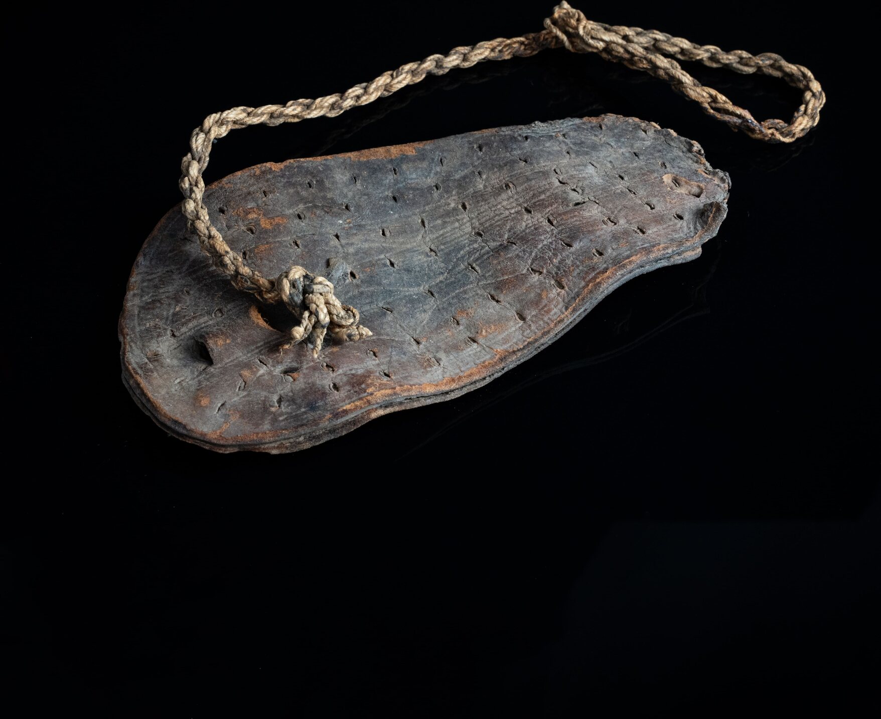 Ancient Egyptian sandal made of leather, Egypt estate collection 6th ...