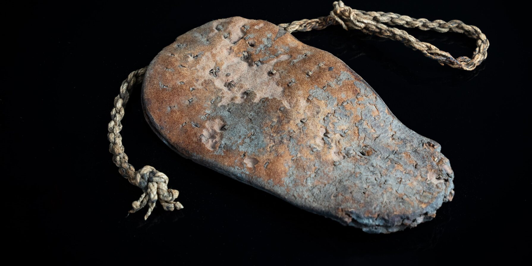 Ancient Egyptian sandal made of leather, Egypt estate collection 6th ...