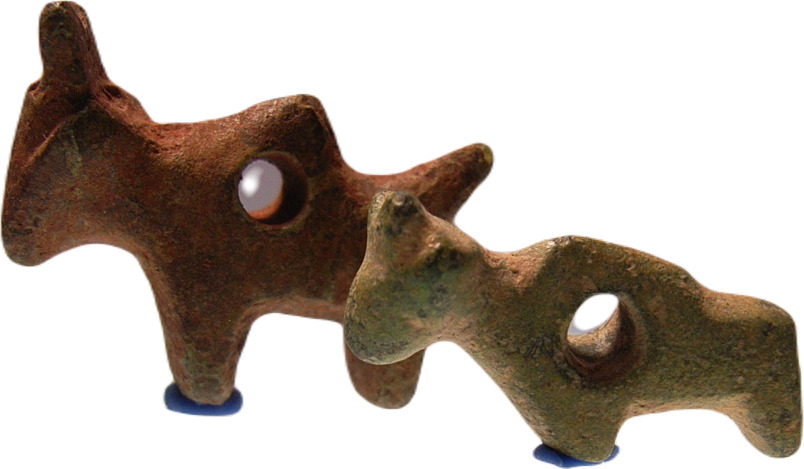 Bronze Age bull jewelry pendant made of bronze, Ancient Bronze Age ...