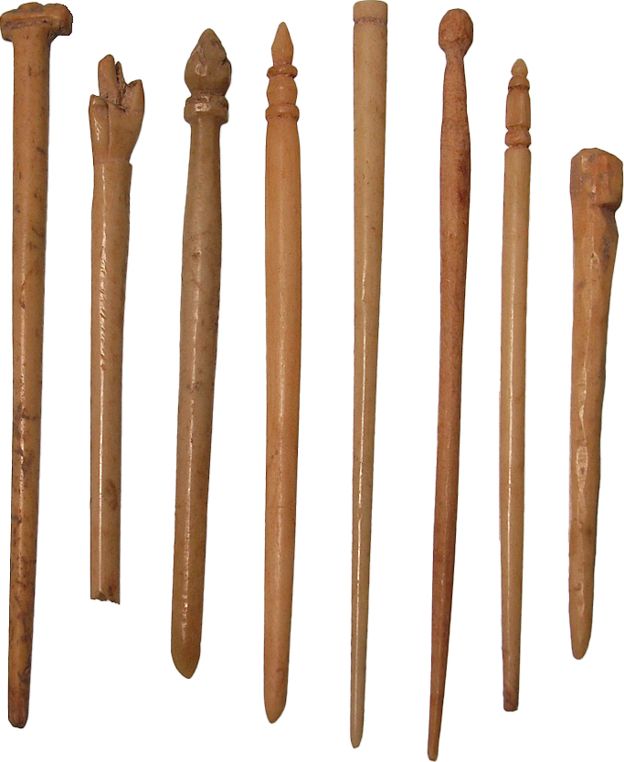 Roman bone needle group. Robe pins hairpins Roman collection | MA-Shops