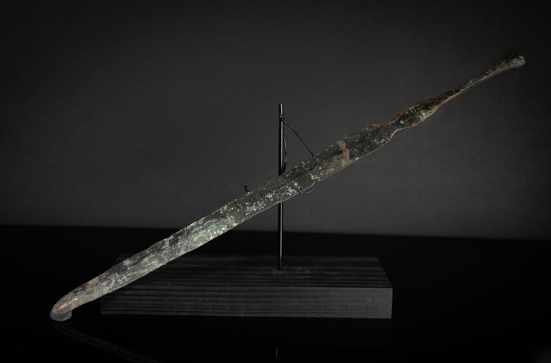 Bronze Age dagger made of bronze. Bronze Age antiques from the 1st ...