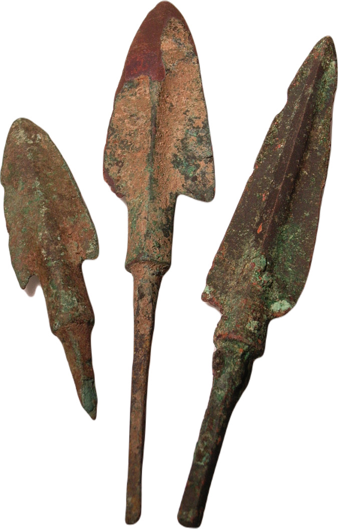 Iron Age arrowheads, throwing spearhead, EXCELLENT ANTIQUE COLLECTION ...