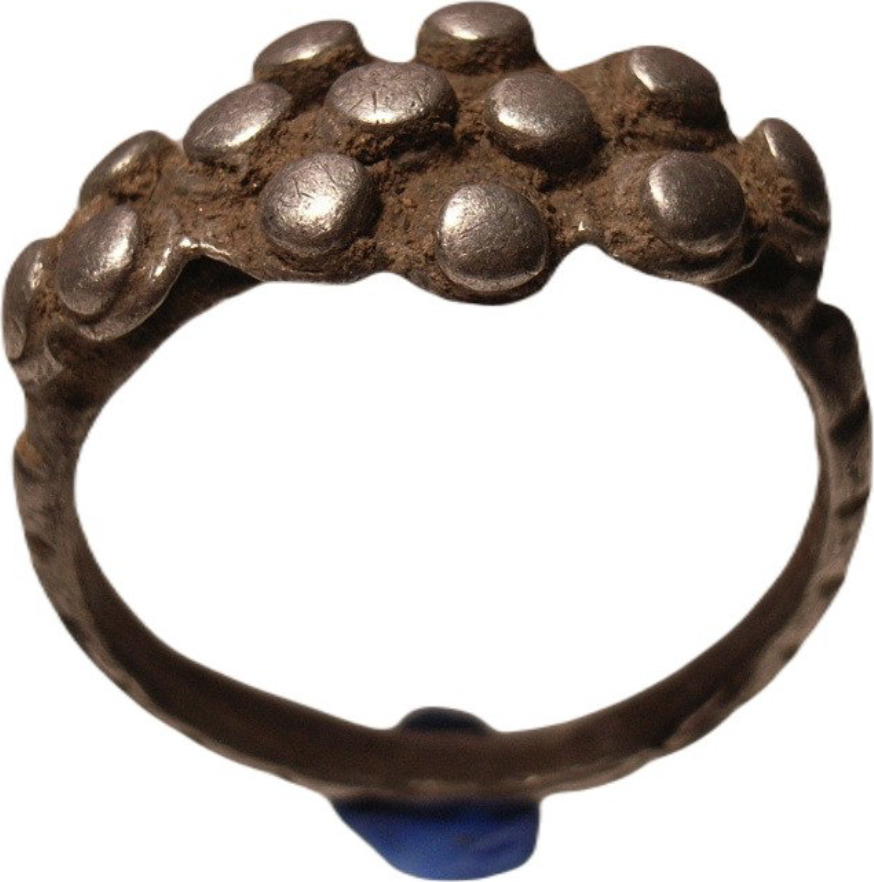 Roman Kyria finger ring made of silver with decoration, Ancient Roman ...