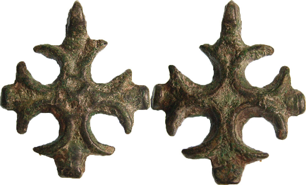 RARITY: Cross pendant with decoration, VIKINGS early Middle Ages ...