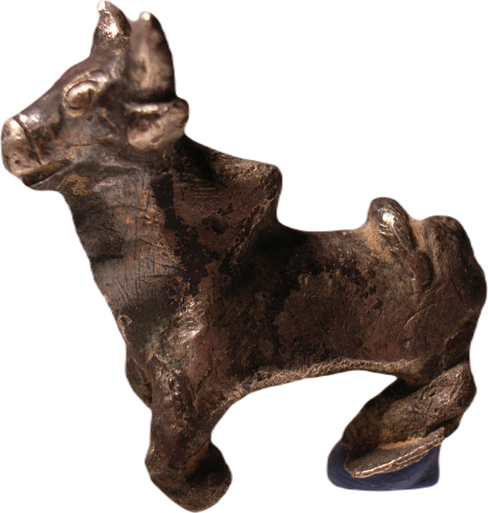Roman bull figure made of silver | MA-Shops