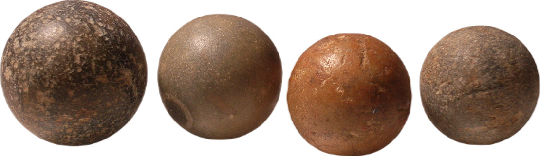 Roman - late Roman stone game balls. Ancient Roman collection | MA-Shops