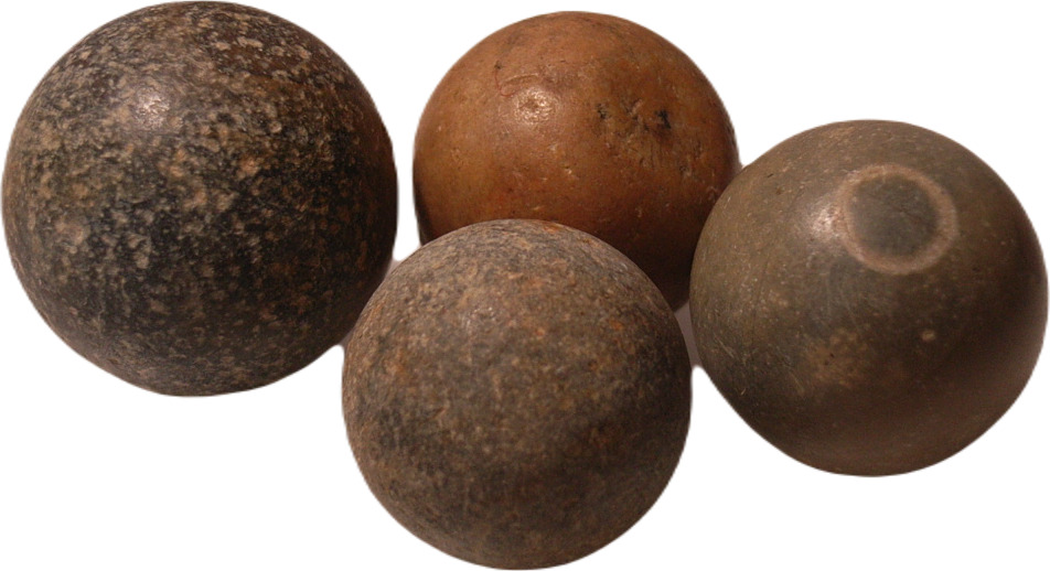 Roman - late Roman stone game balls. Ancient Roman collection | MA-Shops