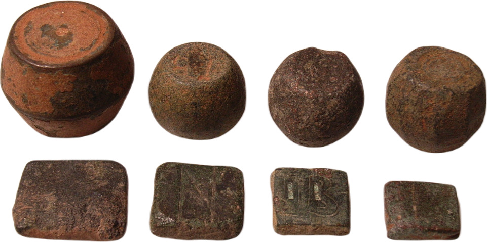 Byzantine bronze coin weights, Eastern Roman Empire Islam Byzantium ...