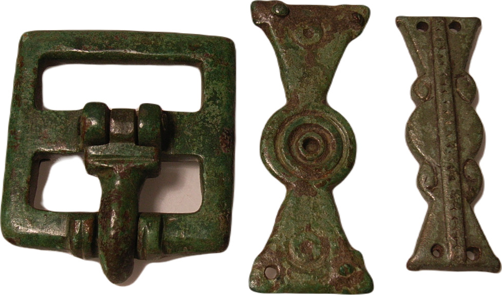 Roman belt buckle belt fitting group military legionnaire from 2nd ...