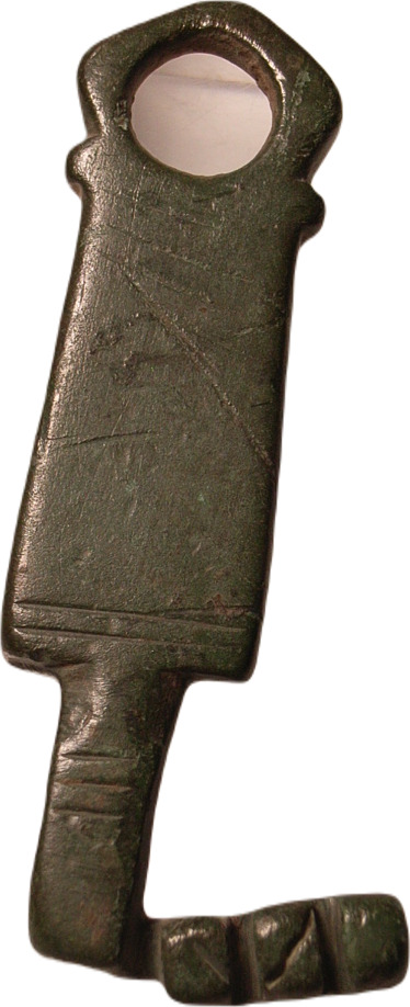 Large Roman door key made of bronze. Ancient Roman collection excellent ...