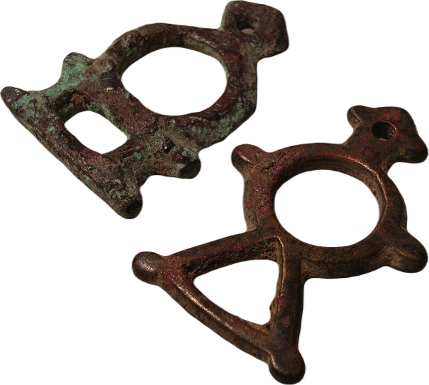 Celtic-Roman jewelry pendant protection amulets made of bronze special ...