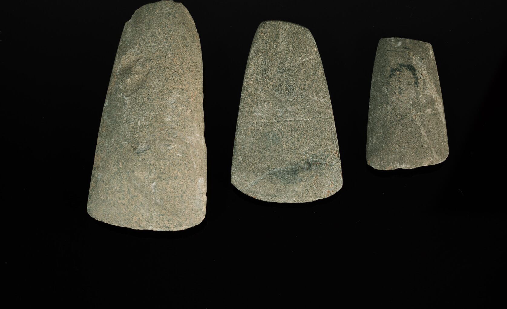 Neolithic stone ax group made of granite Stone Age collection Neolithic ...
