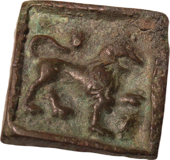 Roman belt fitting with lions and animals, Roman collection from the ...