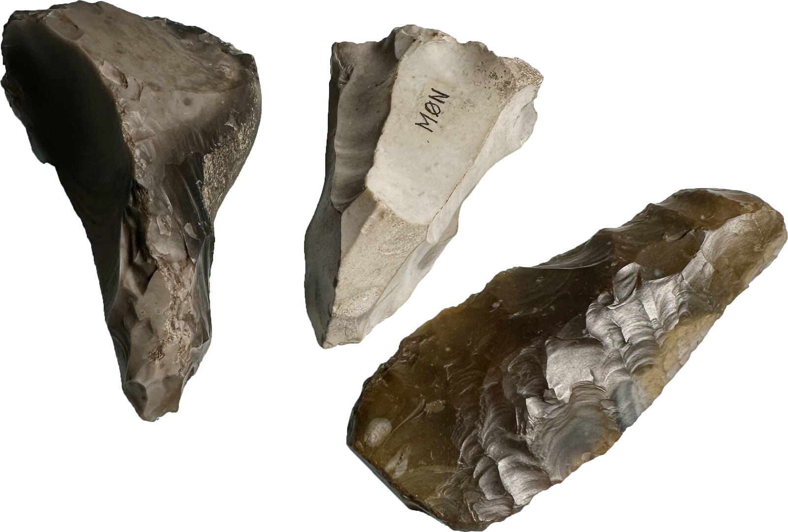 Stone Age collection: ax, core stone and drill Stone Age in DENMARK ...