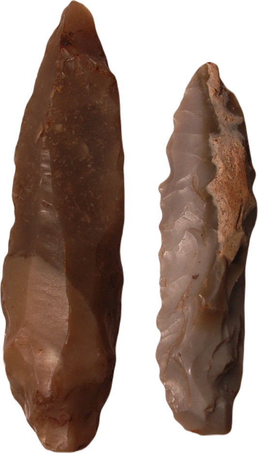 Stone Age group of arrowheads and blades Neolithic in Germany | MA-Shops