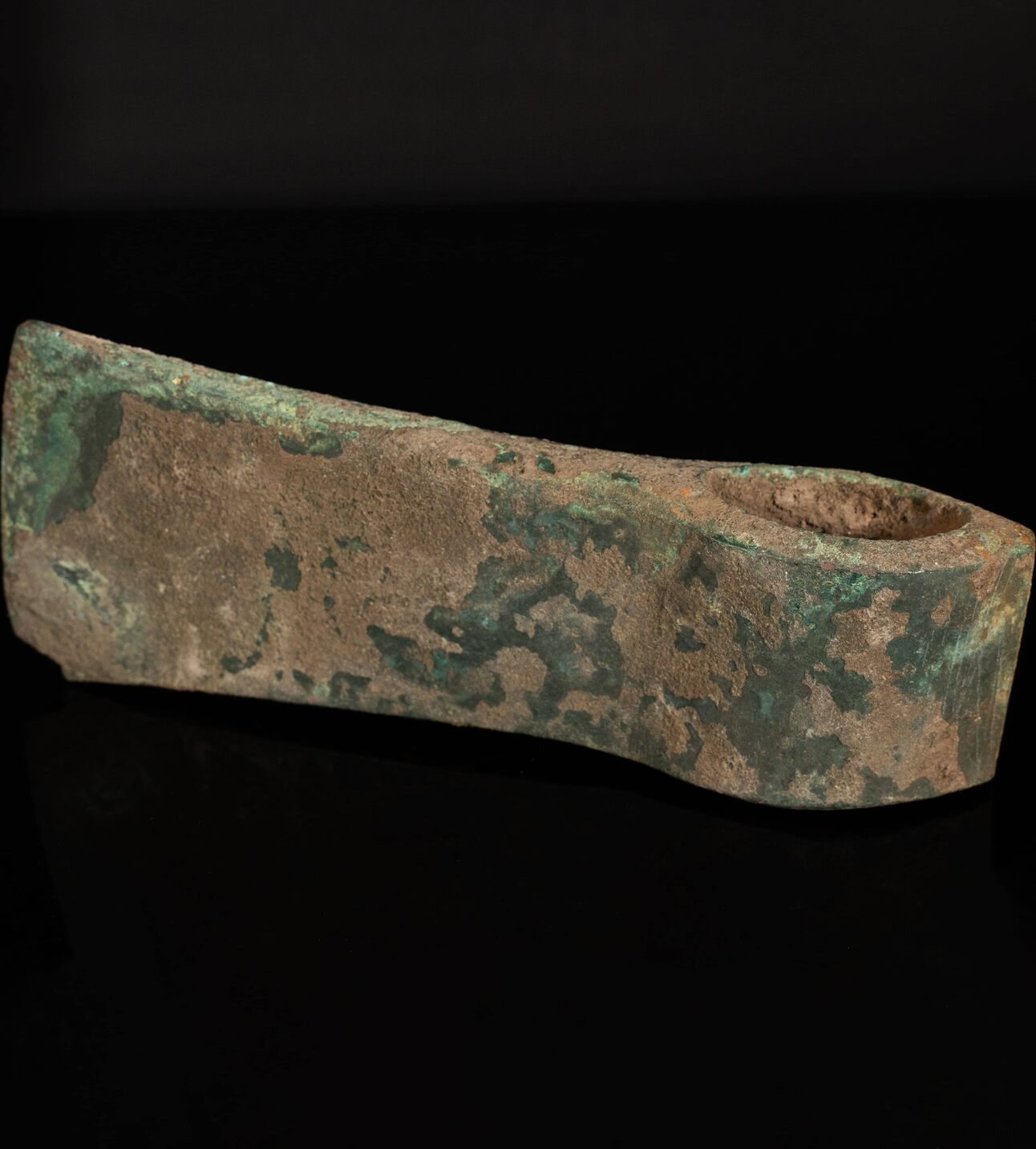 Large Bronze Age battle ax head, solid bronze Luristan ancient ...