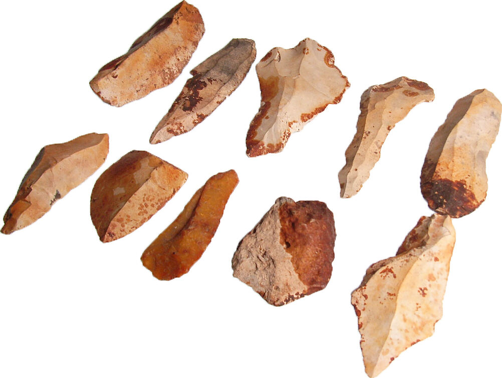 Stone Age Collection: Ax, scraper and drill Stone Age in DENMARK ...