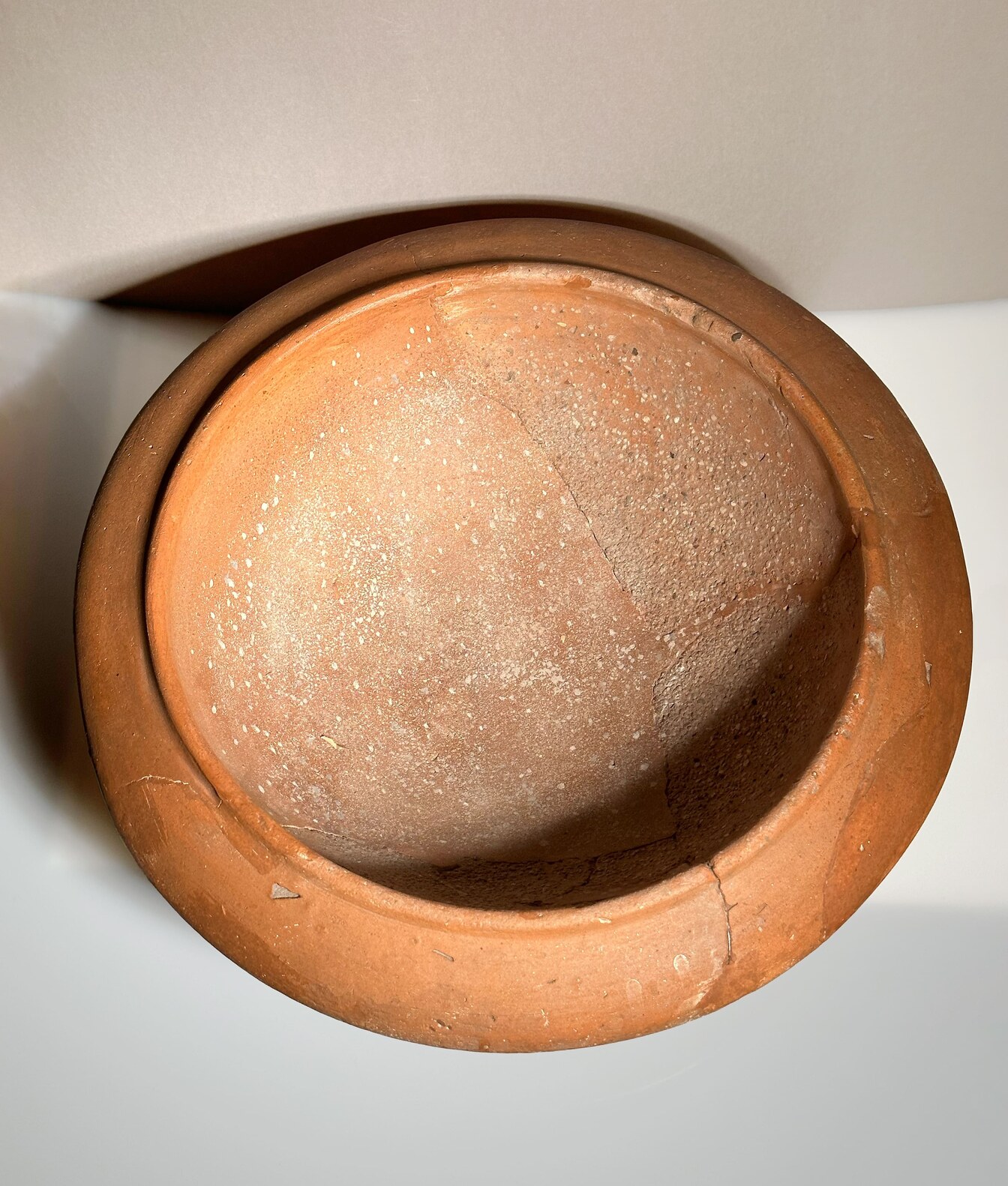 Large Roman grating bowl, Mortarium Roman collection Germany. rarity ...