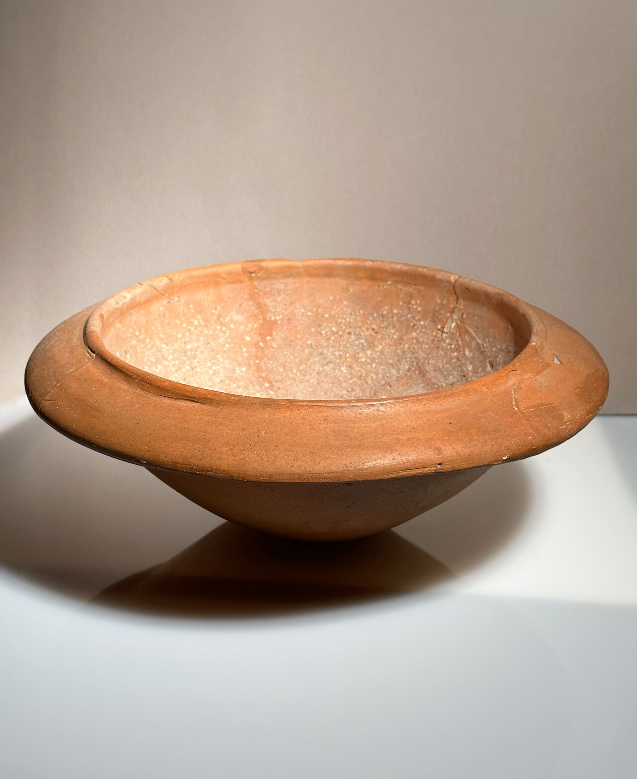 Large Roman grating bowl, Mortarium Roman collection Germany. rarity ...