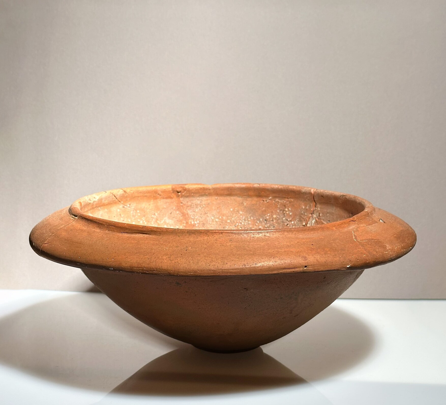 Large Roman grating bowl, Mortarium Roman collection Germany. rarity ...