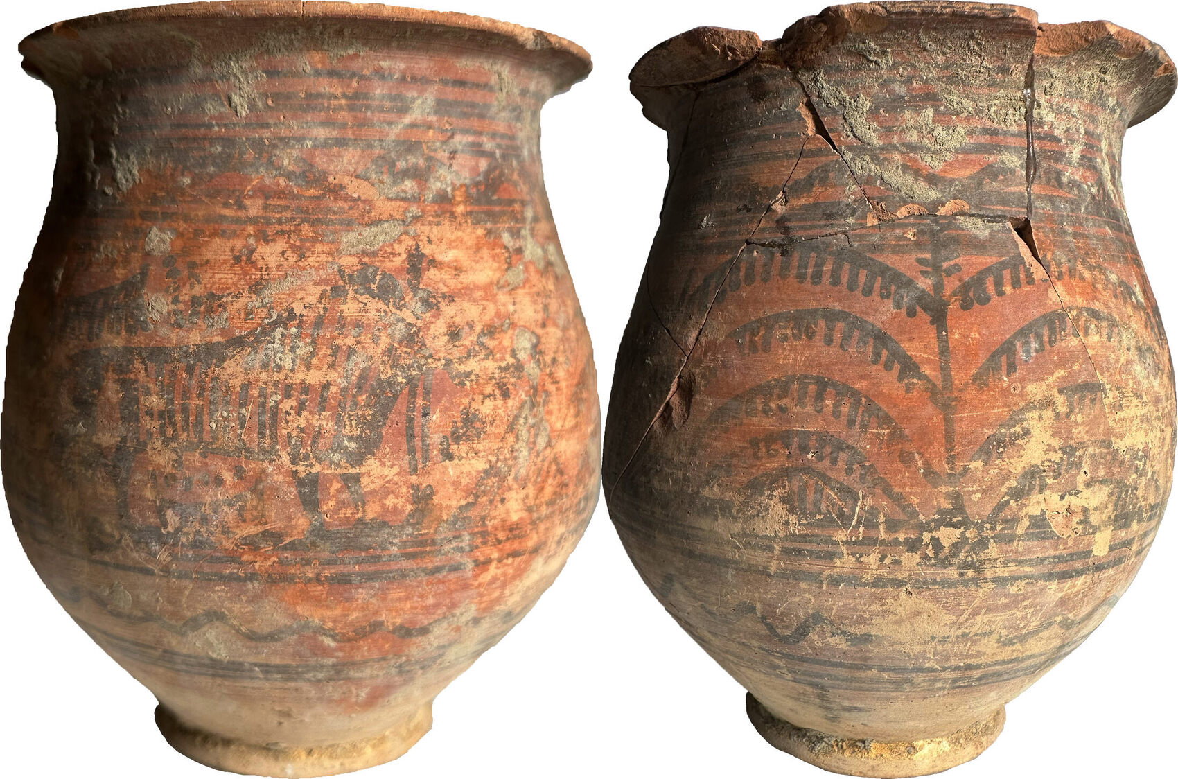 Animal depiction: large storage jar from the Indus culture with ...
