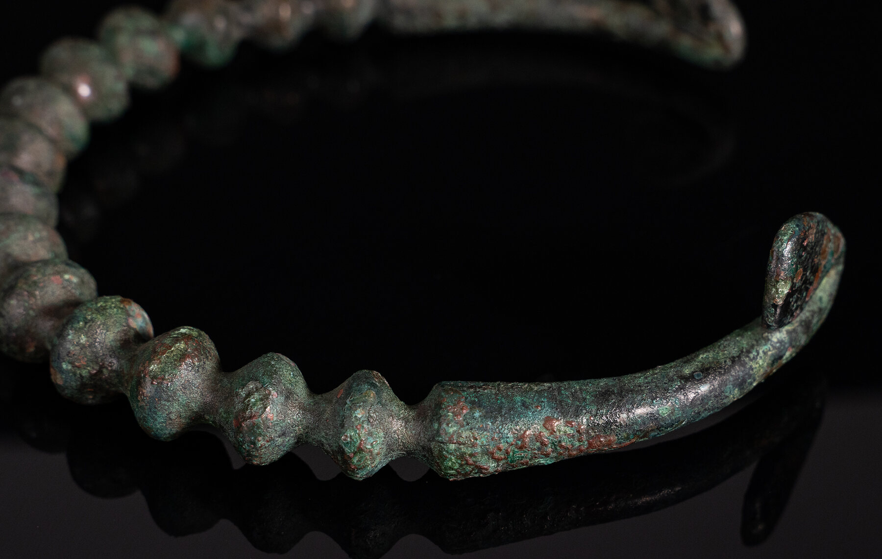 Celtic torques with biconical balls made of bronze Celtic collection ...