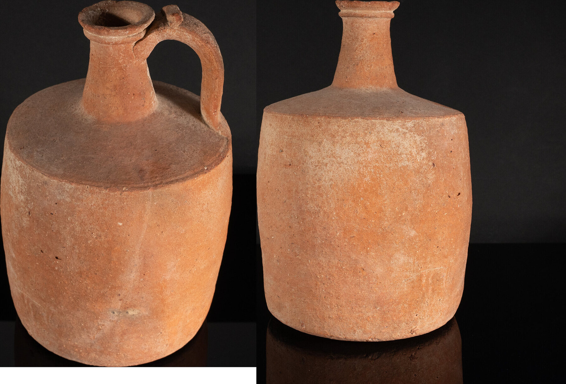 Roman jug with handle, probably for wine, from the Roman collection of ...