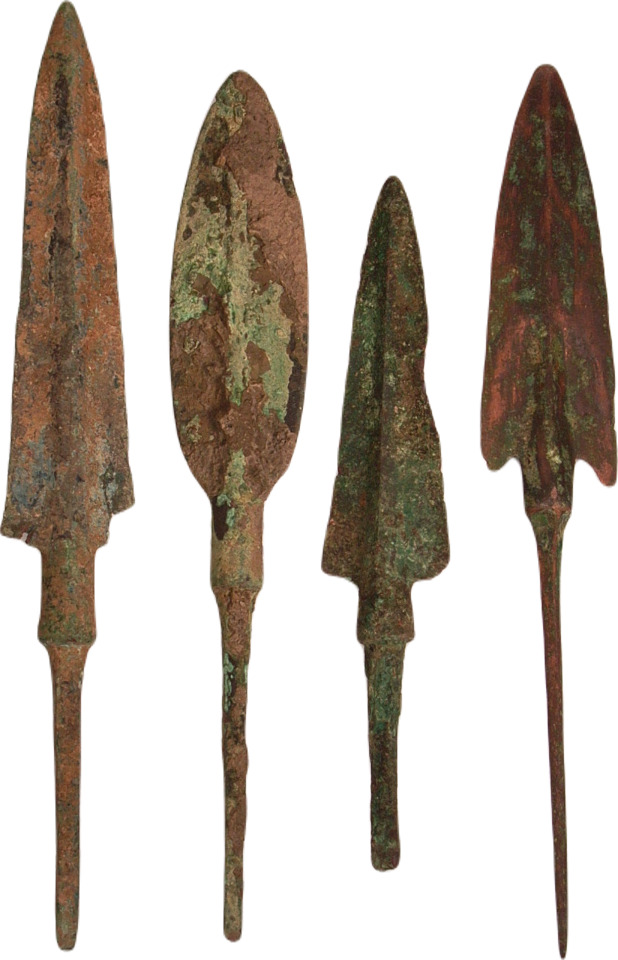 Iron Age Arrowheads Throwing Spearheads Collection ANTIQUE COLLECTION ...