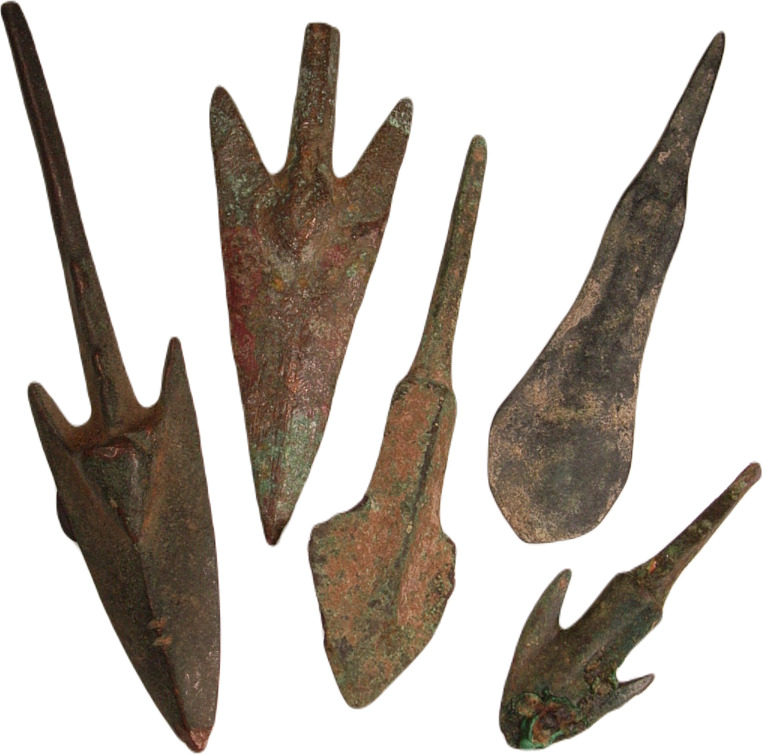 Bronze Age and Iron Age Arrowheads Group Antique Collection | MA-Shops
