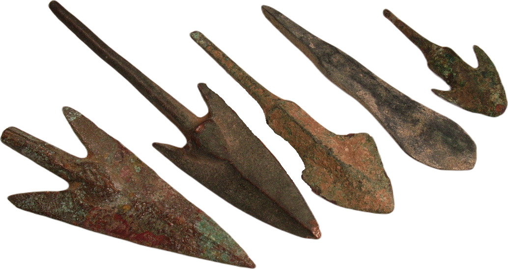 Bronze Age and Iron Age Arrowheads Group Antique Collection | MA-Shops