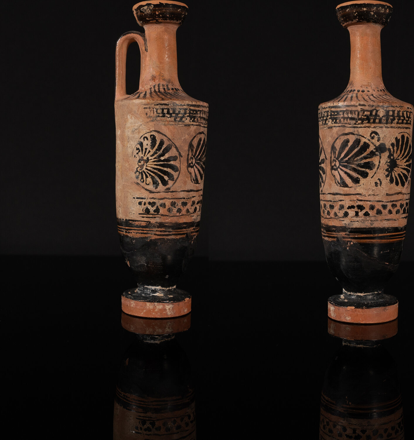 Lekythos with decoration Attic Greek ceramics Magna Graecia | MA-Shops