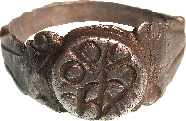 ROMAN: Museum Roman signet ring made of silver, Roman antiquity ...